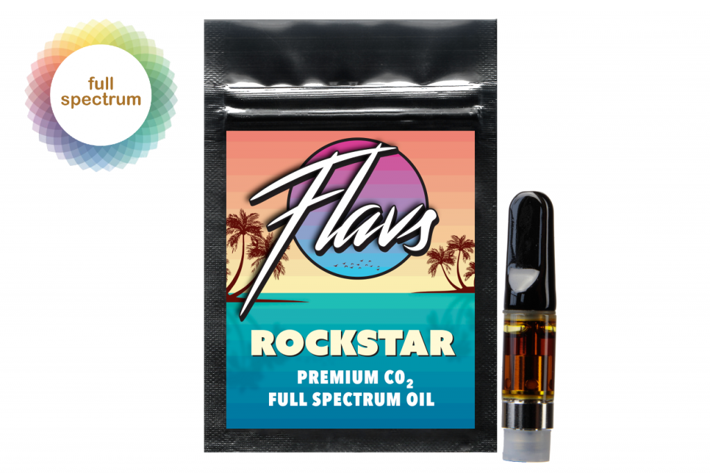 FLAVS Rockstar (full spectrum Co2 vape carts)